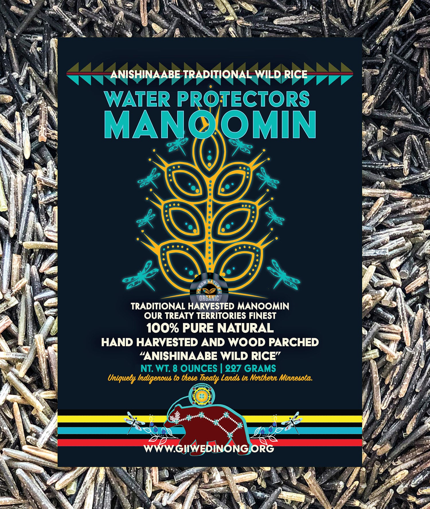 Anishinaabe Traditional Water Protector Wild Rice - Manoomin ...